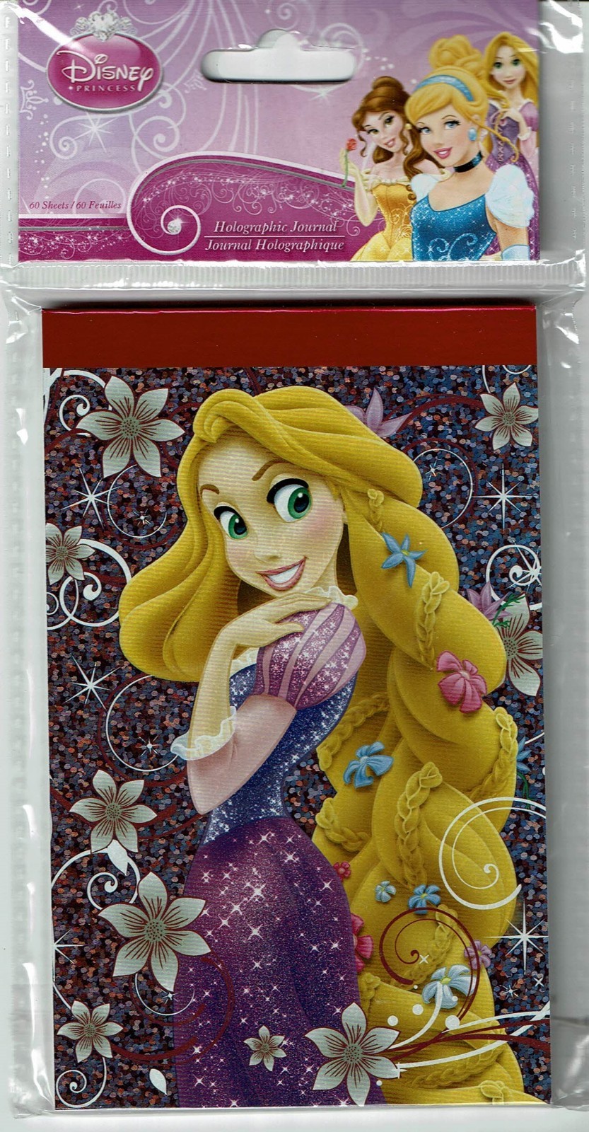 Disney Tangled Princess Rapunzel Holographic Journal Notebook Diary ...