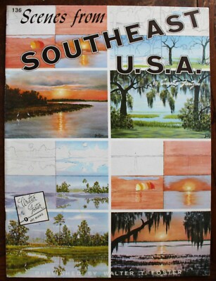 Walter T Foster Vintage Scenes from SOUTHEAST U.S.A. How to Art Book ...