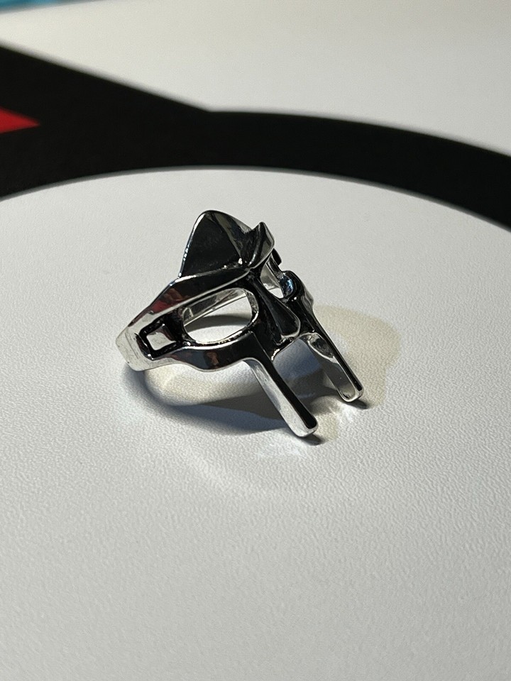 MF Doom Ring Sterling Silver Ring MF Doom Mask Ring Dr Doom Marvel Ring ...