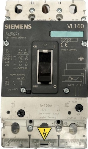 Siemens VL160 3VL2716-3AA33-0AA0 E:02 Leistungsschalter | eBay.de