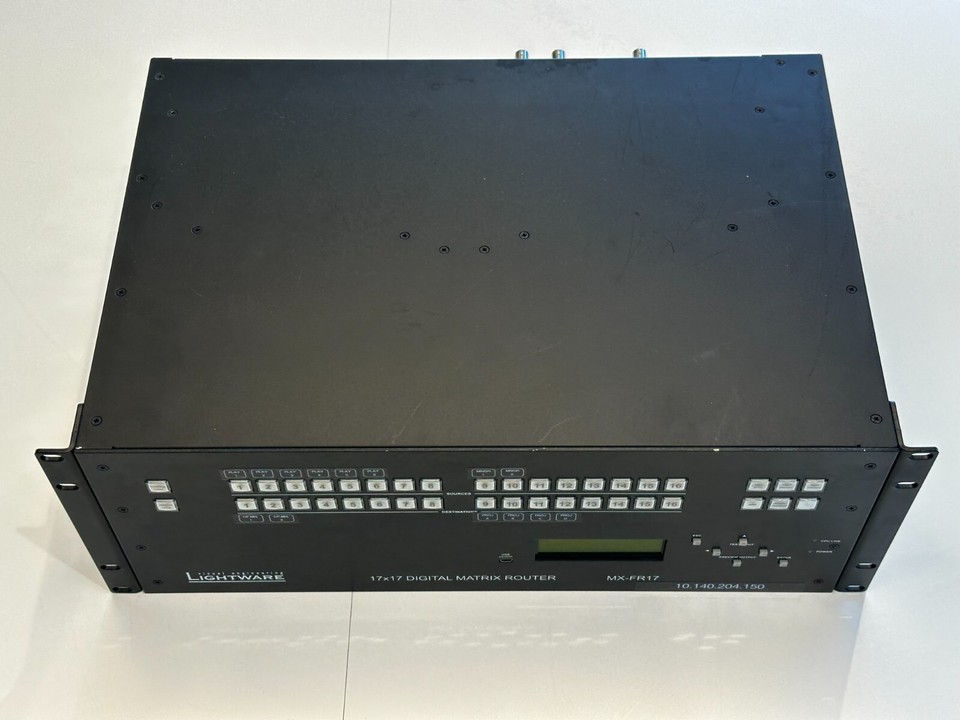 Lightware MX-FR17 17×17 Digital Crosspoint Router | eBay