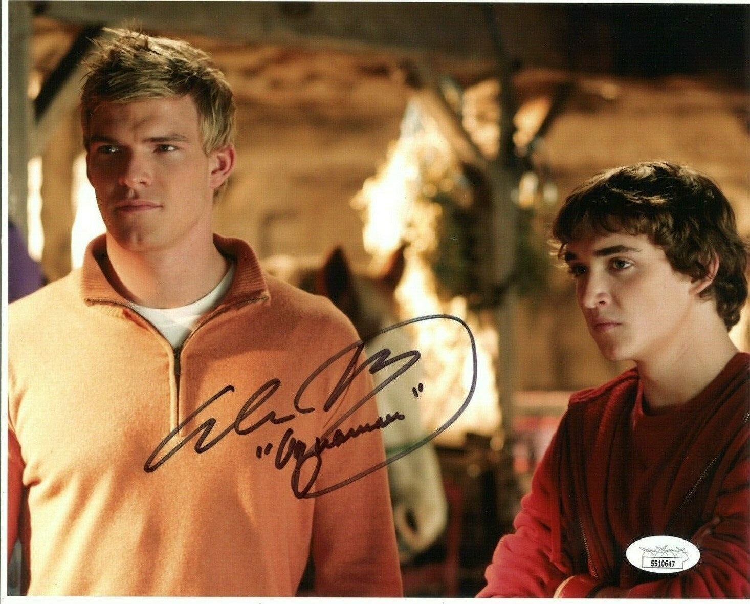Alan Ritchson Autographed Signed - Smallville Aquaman - 8X10 JSA ...