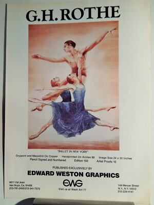 G H ROTHE ART PIECE VTG ORIG 1977 ADVERTISEMENT | eBay