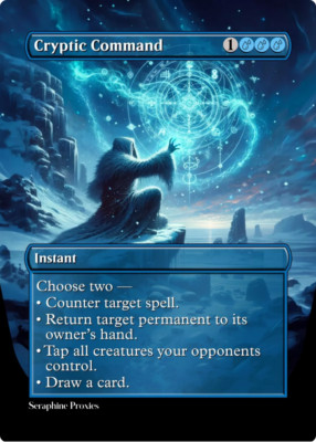 Cryptic Command - High Quality Altered Art Custom Cards | eBay