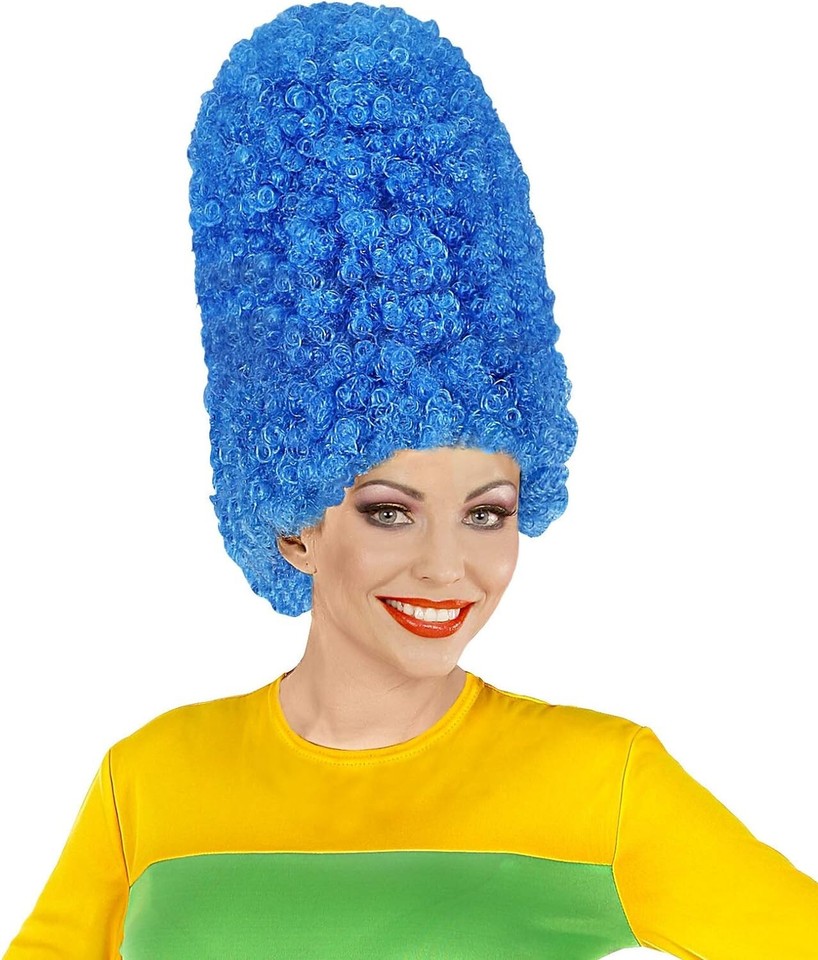 Simpsons Marge Simpson Wig - Blue Beehive Wig Marge Simpsons Cosplay ...