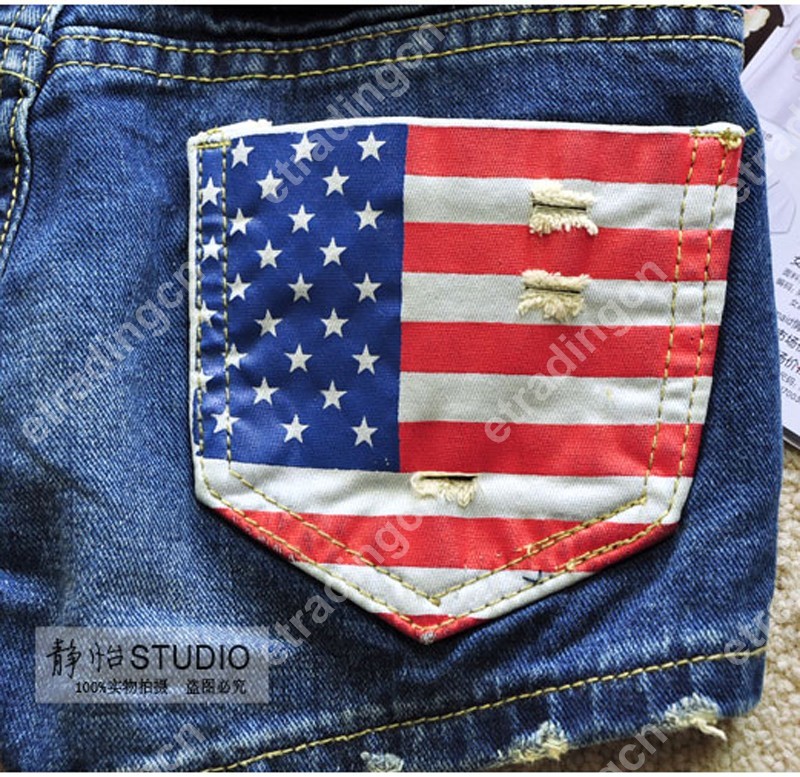 Women Girl Mini Jeans Blue Shorts Pants Trousers Denim Low Waist US ...