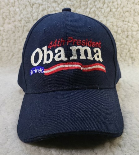 Barack Obama Hat 07 - 08 Adjustable Election President 44 Vtg Politics ...