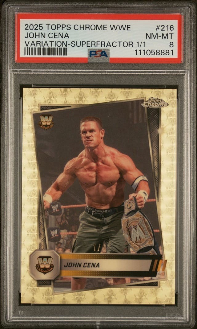 2025 Topps WWE Chrome SuperFractor #216 John Cena 1/1 PSA One Of One | eBay