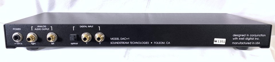 SOUNDSTREAM DAC-1 Digital to Analog Converter with Original Power ...