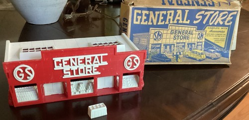 MARX TOYS TRAINS MARXVILLE RED GENERAL STORE in ORIGINAL BOX | eBay