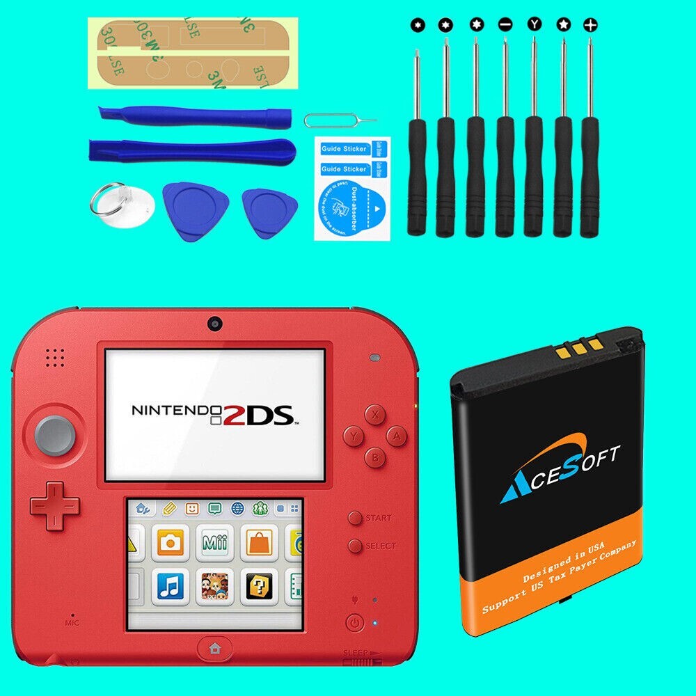 Top Ranking 1500mAh Displaceable Durable Battery Tool for Nintendo 2DS ...