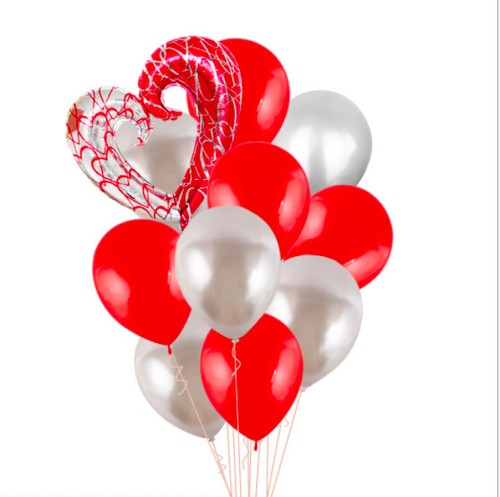 Love Theme Balloons Set Foil Inflatable Reusable Supplies Sweet Party ...