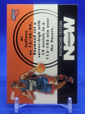 2007-08 Topps Generation Now Raymond Felton #GN14 | eBay