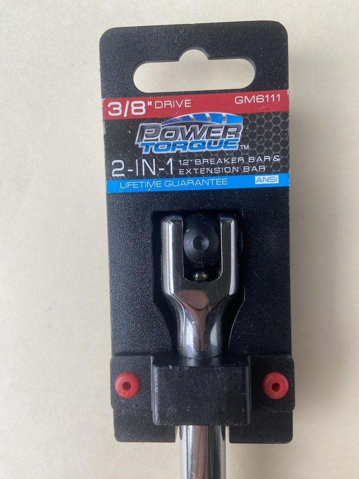 New Power Torque GM6111 3/8” Drive, 12" Breaker Bar & Extension | eBay