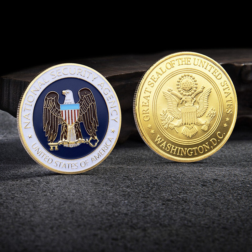 Coin Fancy Collection Gold Plated Commemorative National Security ...