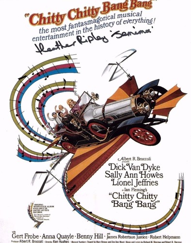 Heather Ripley Signed Photo - Jemima Potts - Chitty Chitty Bang Bang ...