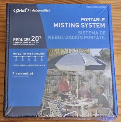 Orbit 20266 Portable Misting Cooling System New Sealed Kit VJ07 | eBay