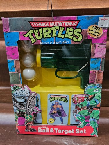 Vintage TMNT Teenage Mutant Ninja Turtles 1989 Leonardo Ball & Target ...