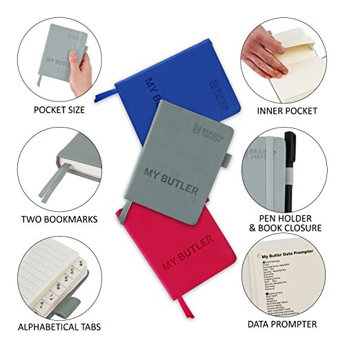 Premium Senior's Essential Contact Log Notebook: Pocket Sized (4x5.5 in ...