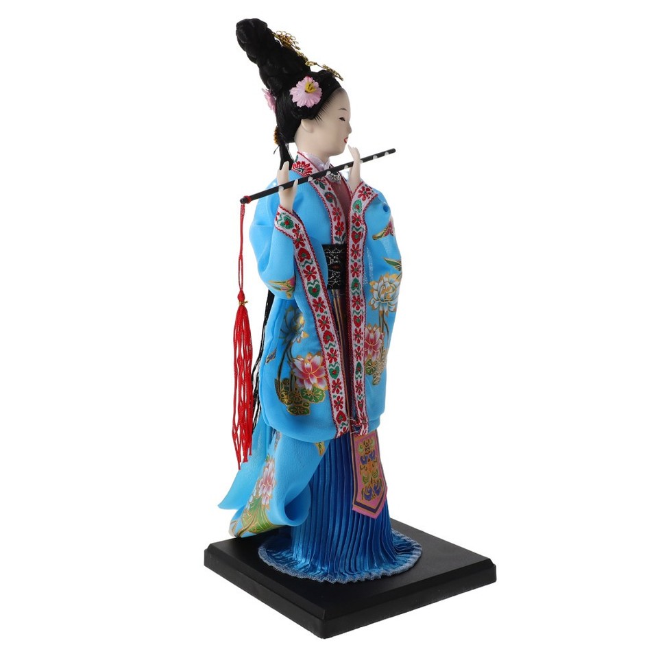 Chinese Silk Doll: Miniature Peking Opera Figure with Vintage Costume ...