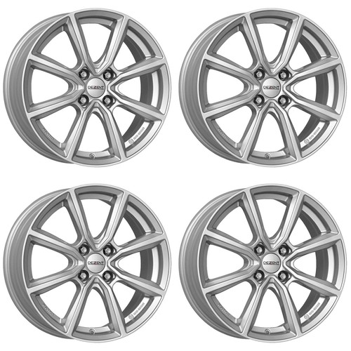 4 Dezent TN silver wheels 7.0Jx17 4x108 for Citroen C3 C4 17 Inch rims ...