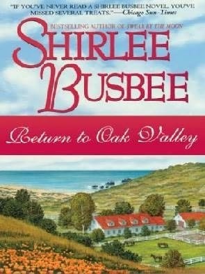 RETURN TO OAK VALLEY By Shirlee Busbee - Hardcover **Mint Condition ...