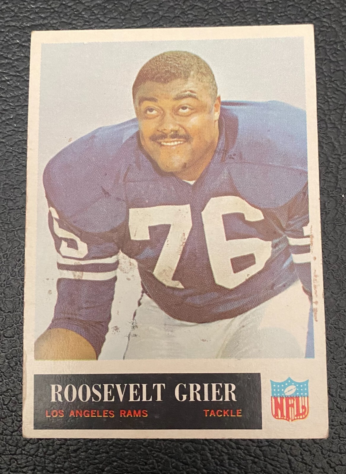 Roosevelt Grier 1965 Philadelphia card #88 EX/MT (gs) Los Angeles Rams ...