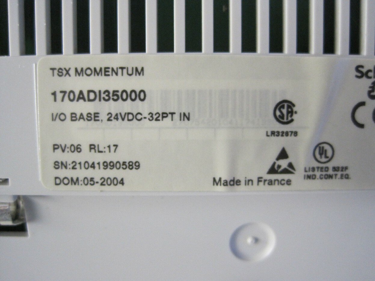 AEG Modicon Schneider electric Momentum Eingabe 170 ADI 350 00 ...