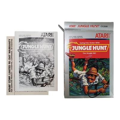 Jungle Hunt Atari 2600 VCS Box Inserts & Booklets Only | eBay