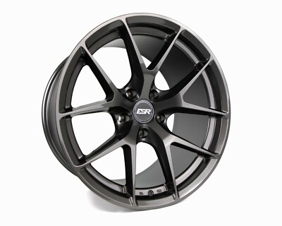 ESR RF2 18x9.5 +35 5x114.3 Graphite WRX Supra RX8 G35 Civic TSX RSX ...