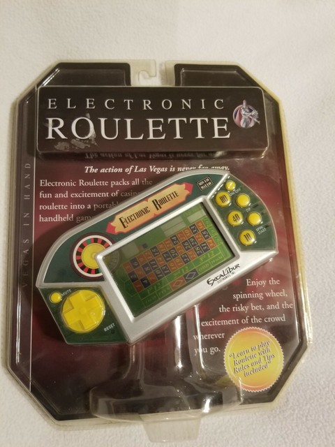 Excalibur Electronic Roulette Handheld Game 21older for sale online | eBay