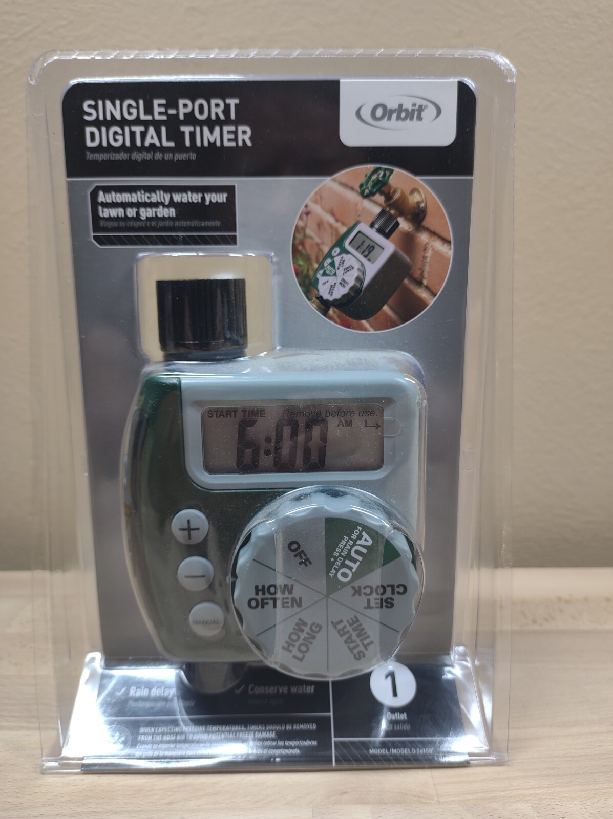 Orbit Single Outlet Hose Watering Timer - Green for sale online | eBay