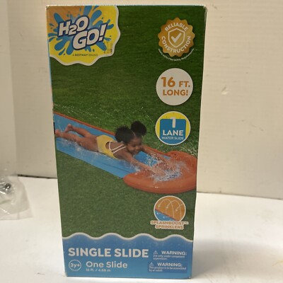 ** New** Bestway H20 GO One Single Water Slide for Kids 16 Ft | eBay