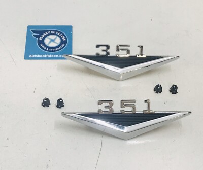 Xp Ford Falcon 351 V8 Emblems will suit xk xl xm Mustang 64 65 66 V8 Xr ...