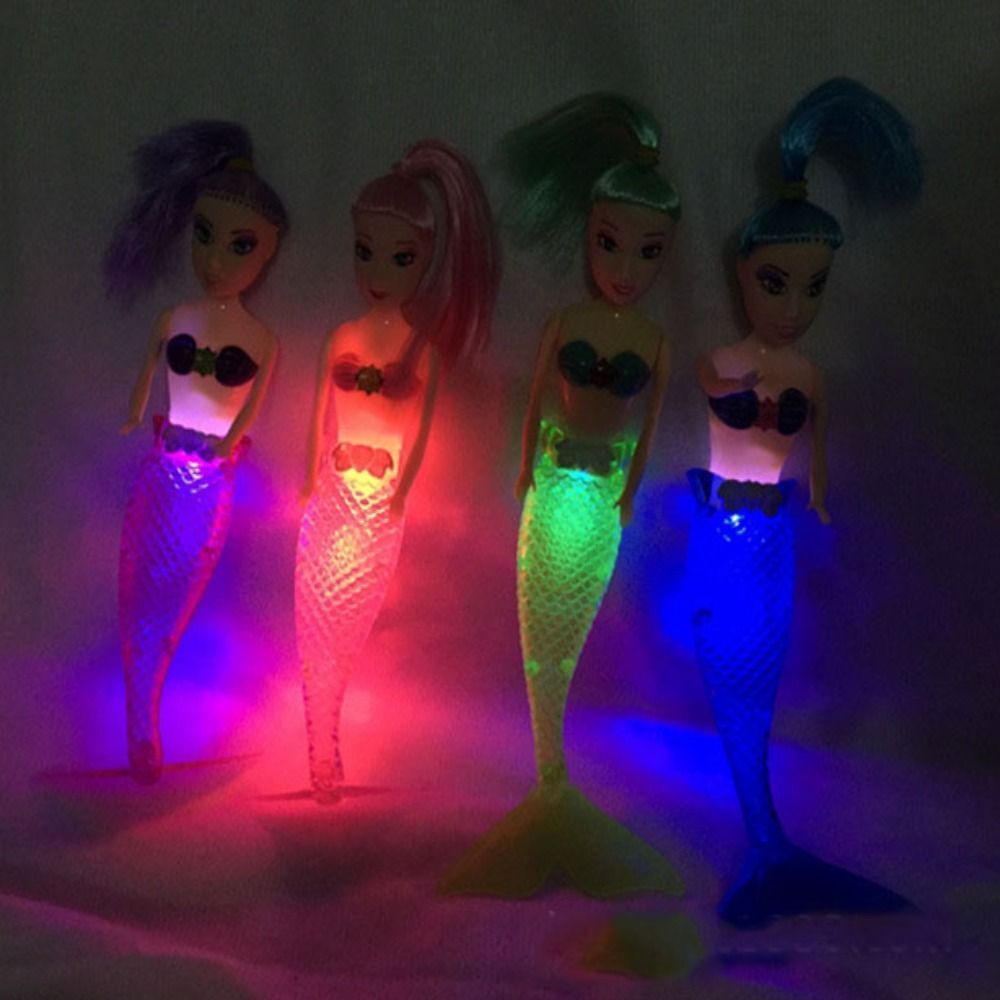 Swimming Mermaid Swimming Pool Toys Princess Fairy LED Light Mermaid ...