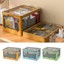 Stackable Storage Box Wheeled Container Blanket Clothes Toy Organizer ...