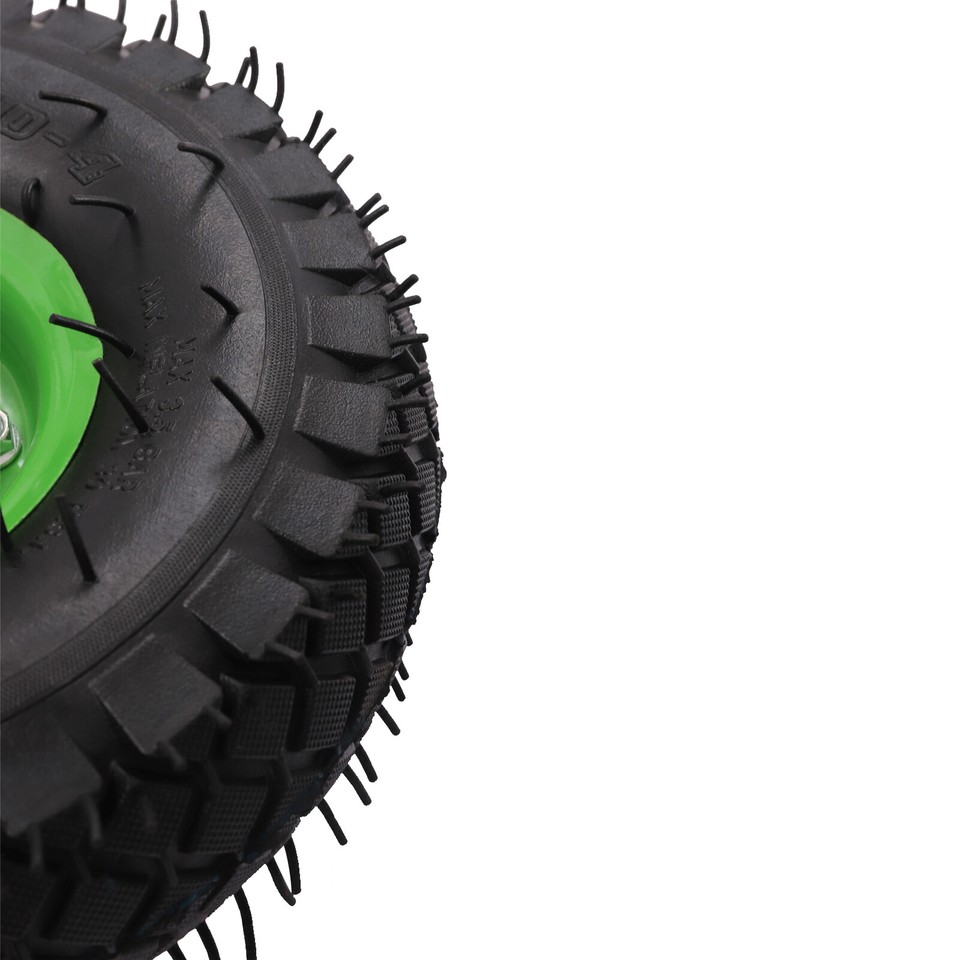 Heavy Duty 10 inch Caster Wheels 4 Pack Rubber Swivel Caster Inflatable ...