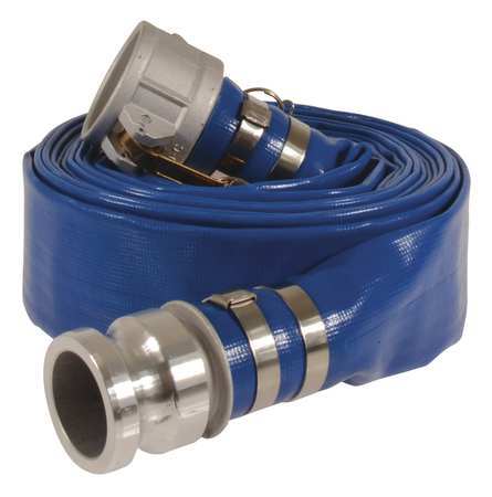 GRAINGER APPROVED 45DT97 Water Hose Assembly,3"ID,50 ft. 45DT97 ...