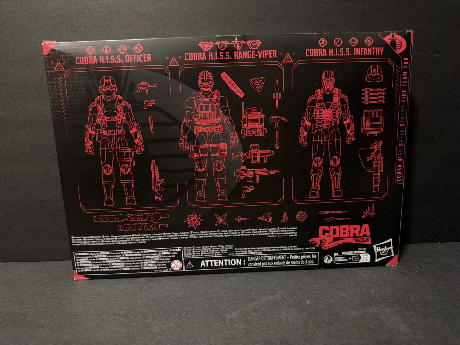 GI Joe Classified Series 110 Cobra HISS Fire Team 788 6" Figure Set ...