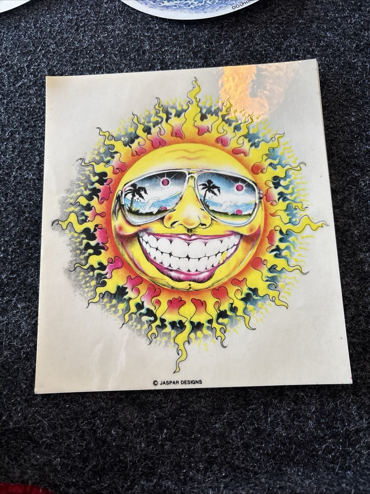 Vintage 1994 Grateful Dead Jerry Jaspar Smiling Sun Greatful Dead Beach ...