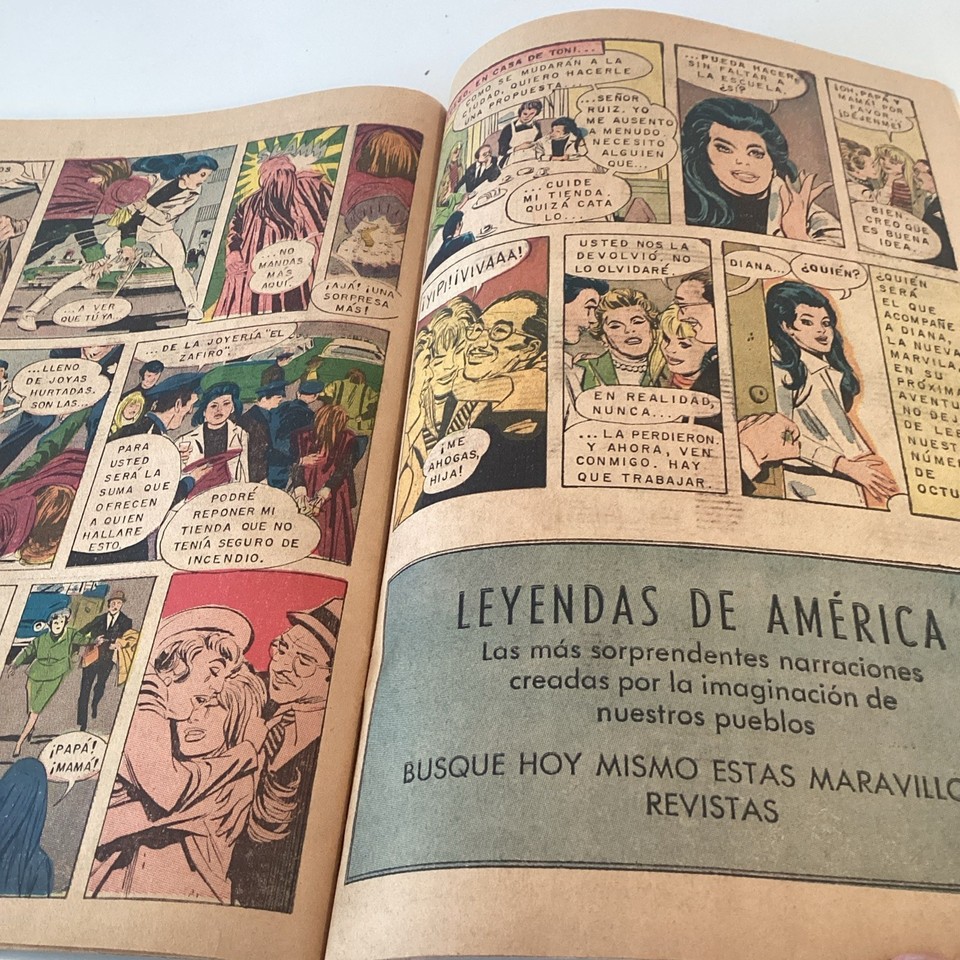1970 SPANISH COMICS MARVILA #180 WONDER WOMAN NOVARO MEXICO = DC COMIC ...