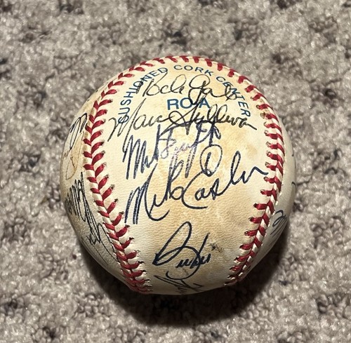 MARK FIDRYCH FERGIE JENKINS WALT DROPO +18 SIGNED BASEBALL BOSTON RED ...