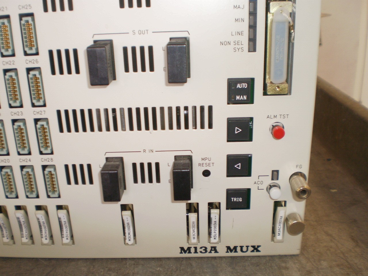 FUJITSU M13A MUX MULTIPLEX EQUIPMENT TYPE H15-5007-B301 MULTIPLEXOR | eBay