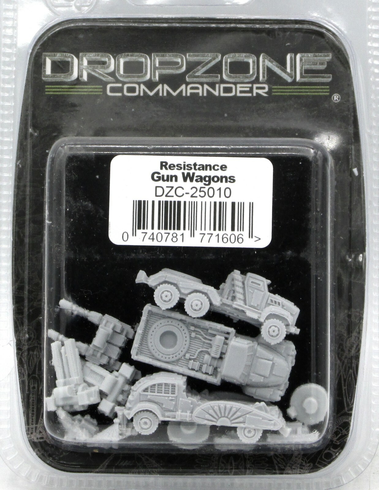 Dropzone Commander DZC-25010 Gun Wagons (Resistance) Anti-Air Weapon ...