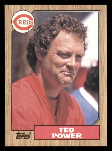 Ted Power 1987 Topps #437 Cincinnati Reds | eBay