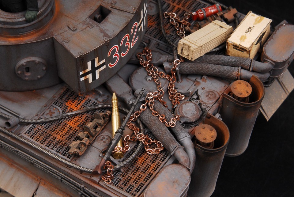 Award Winner Built Tamiya 1/35 Tiger I 332 Pz.Abt.503 Kursk +2 PE Set ...