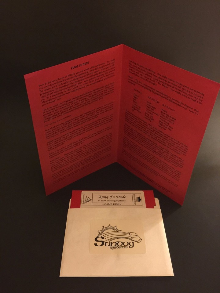 Kung-Fu Dude Game Tandy TRS-80 Color Computer CoCo 1, 2, and 3 Disk NEW ...