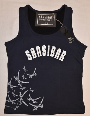 Sansibar Top blau Logo NEU Gr.L | eBay.de