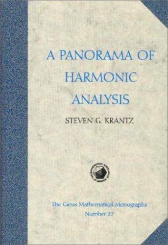 Carus Mathematical Monographs: Panorama of Harmonic Analysis by Steven ...