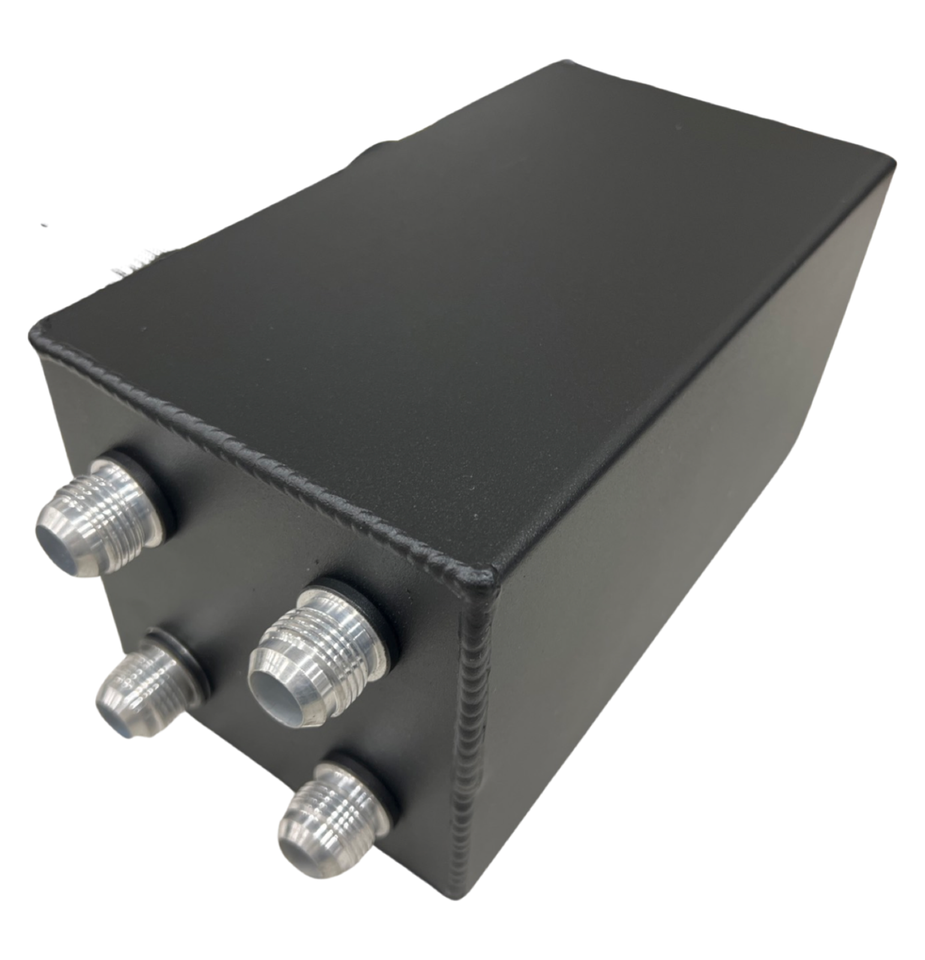 Battery Relocation Oil Catch Can For EK EG CRX DC2 Si Type R 4 Port ...